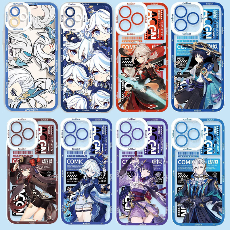 การ์ตูน Genshin Impact Wanderer Kaedehara Raiden Shogun Neuvillette Hu ...