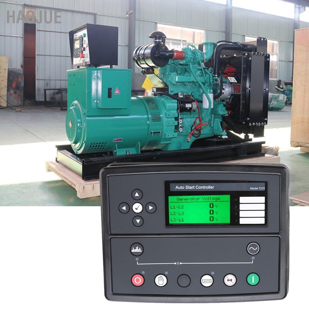 HaoJue DSE7210 Deep Sea Electronic Generator Controller โมดูลแผงควบคุมจอแสดงผล LCD | Shopee Thailand