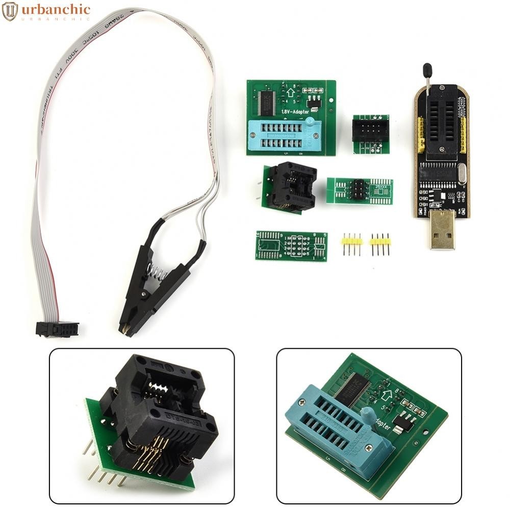 Ch341a USB Programmer Flash BIOS คลิปอะแดปเตอร ์ EEPROM BIOS Writer ทน ...