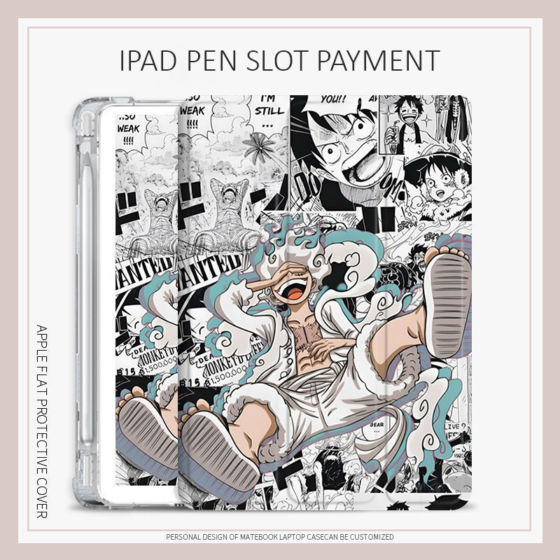 One Piece Luffy Gear 5 เคส iPad air4/5/6 mini4/5/6 เคส iPad 10.2 gen7/9 ...