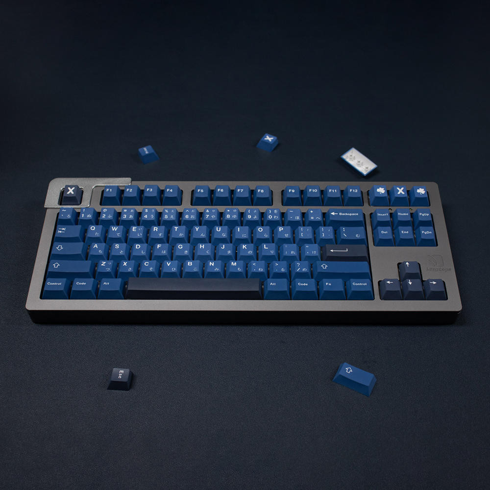 Gmk R1 Striker Blue Keycaps โปรไฟล ์ เชอร ์ รี ่ PBT keycap ชุดสําหรับ ...