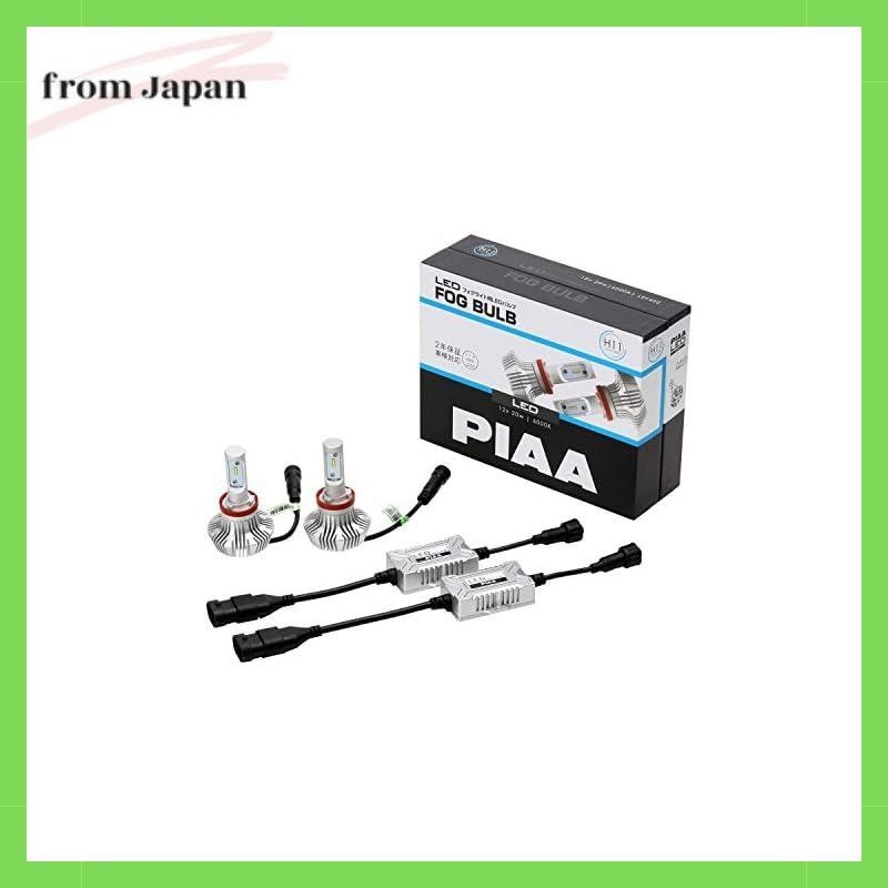 Piaa หลอดไฟ Led สําหรับไฟตัดหมอก H8 / H11 / H16 6000K 4000Lm การตรวจสอบรถยนต์ที่รองรับ 2 ชิ้น 12 ...