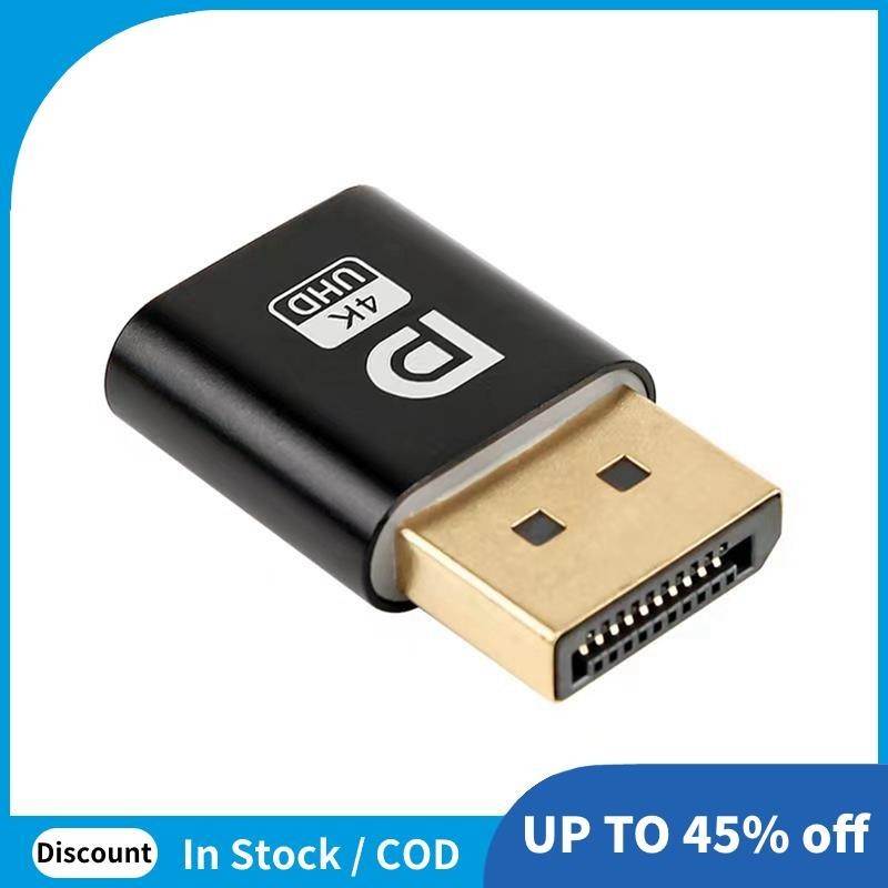 4k Displayport Dummy Plug สําหรับ PC กราฟิกการ์ดทนทาน | Shopee Thailand