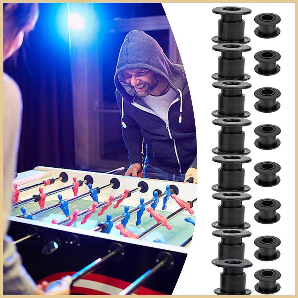 Foosball Machine Bearings Professional Football Rod Bearings16PCS สีดํา ...