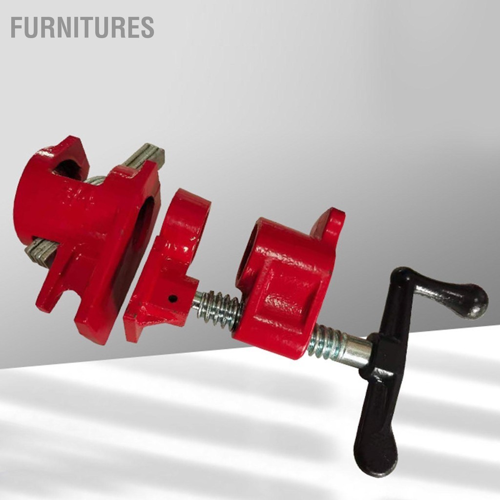 Furnitures 3/4in Heavy Duty Pipe Clamp ท่อเหล็กอ่อนคลิปสำหรับงานไม้แผง ...