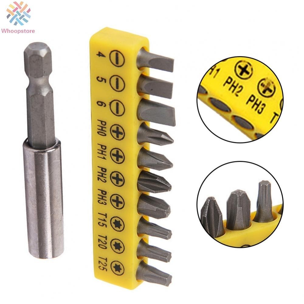 All in One Woodworking Power Tool Set 10 ชิ้น Slotted Cross Bit พร้อม ...