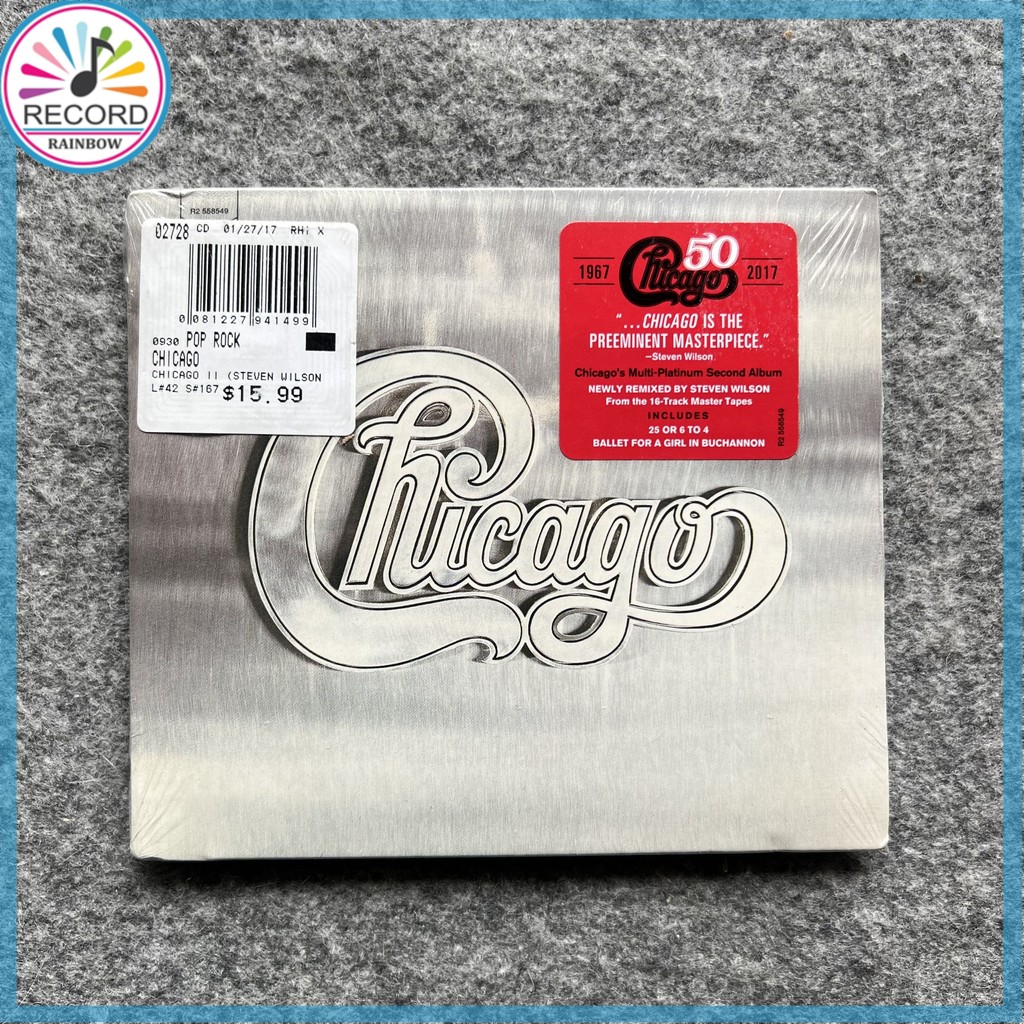 Chicago II Original CD Album [Sealed] Brand New 1Z01283 | Shopee Thailand