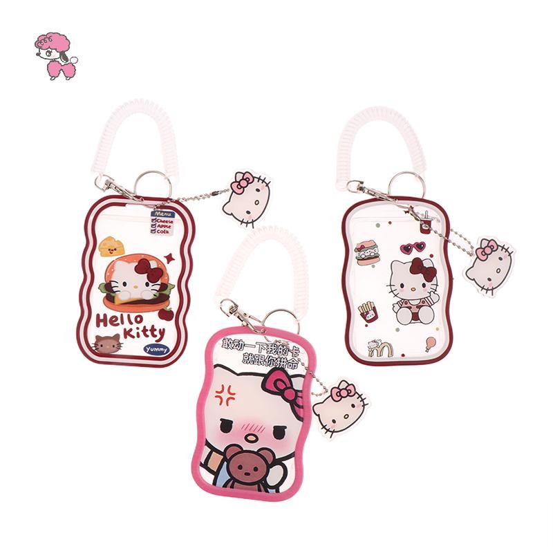 Grl Kawaii Hello Kitty Photo Card Holder Sanrio KT Cat 3 นิ้ว Idol ...