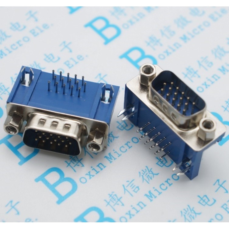 Hdr15p สาม-Row ซ็อกเก็ตชาย DB15 ชาย D-SUB VGA HDB หัว 15P ซ็อกเก็ต ...