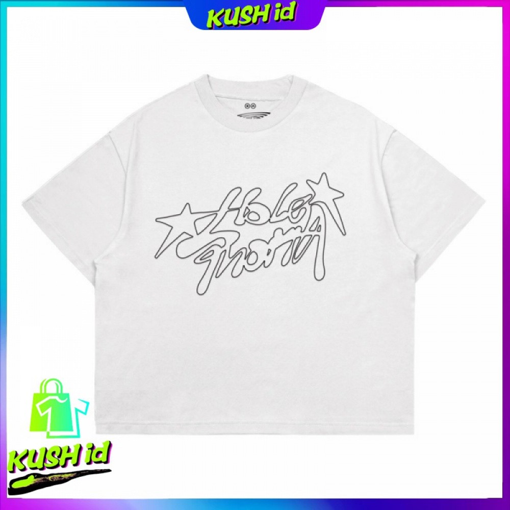 Holephoria - Boxy Tees Distortion สีขาว | Shopee Thailand