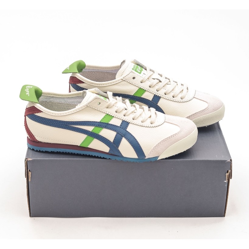 Asics Mexico Mid Runner Onitsuka Tiger รองเท้าวิ่งหนังแบบ low-top ลำลอง ...