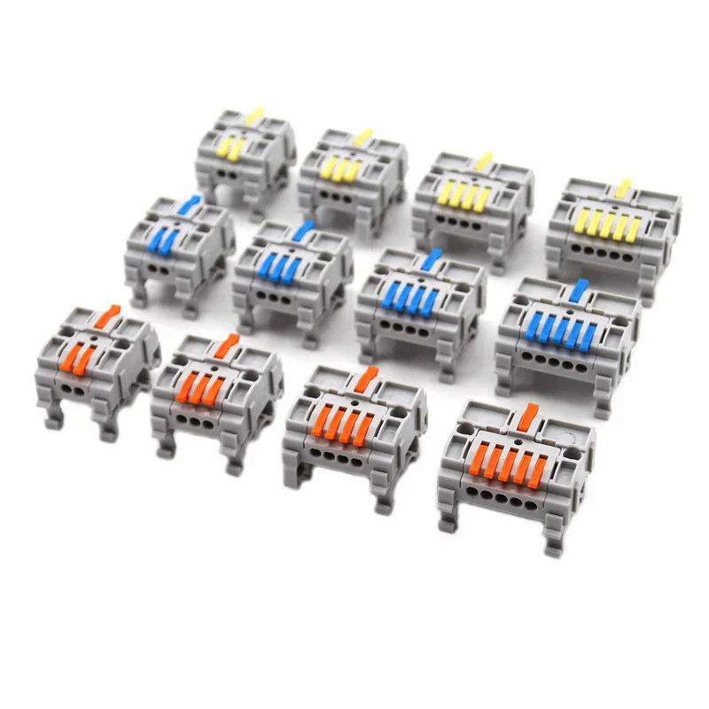 10PCS Wire Connector Electric Splice Quick Conductor Splitter Push-in ...