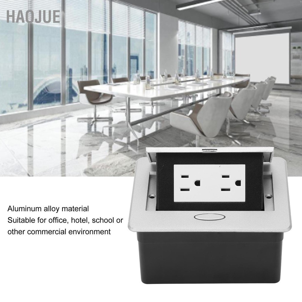HaoJue Desktop Socket Concealed Power Strip Table Connection Box 2 ...