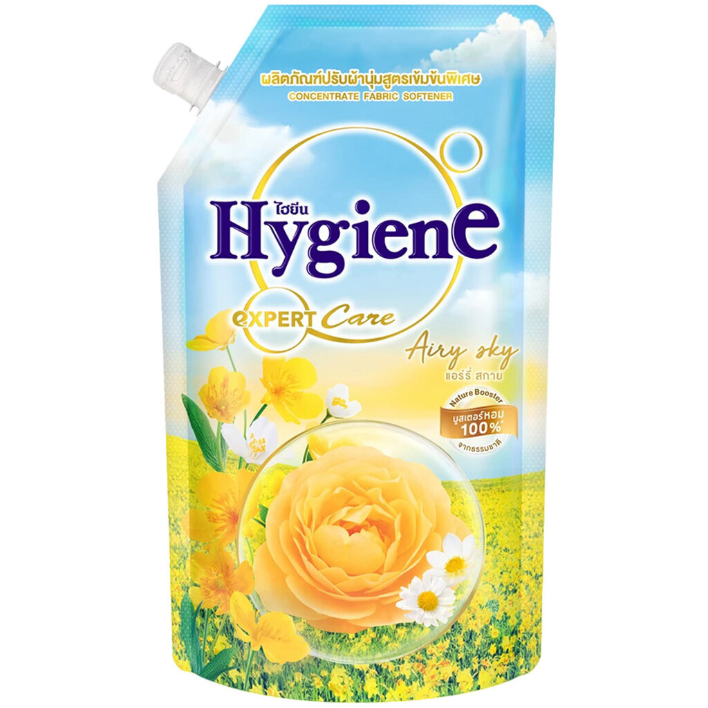LeeMart น้ำยาปรับผ้านุ่ม ไฮยีน Hygiene Expert Care 480ML ปรับผ้านุ่ม ไฮยีน สูตร แอรี่สกาย สีฟ้า ...