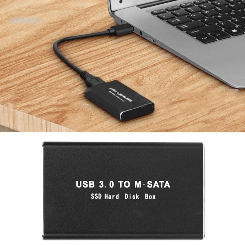 3C Usb to mSata Hard Disk Case- SSD กล่องภายนอก mSata HDD Storage ...