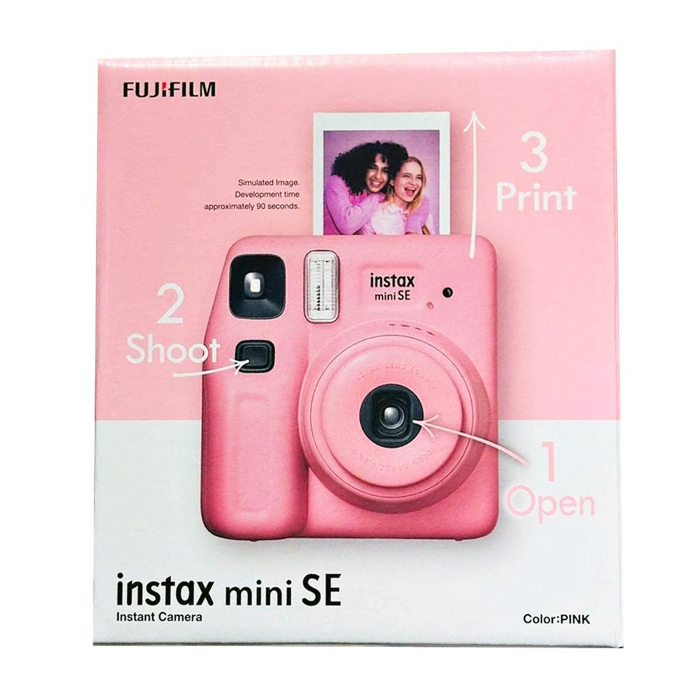 Fujifilm instax mini SE Instant Camera (Pink) | Shopee Thailand