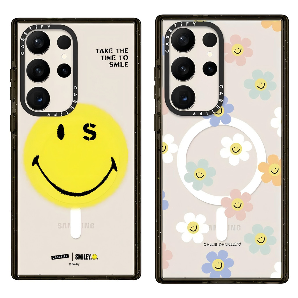 Callie Danielle Smiley Emoji Impact Magnetic Casetify เคสโทรศัพท์ ...