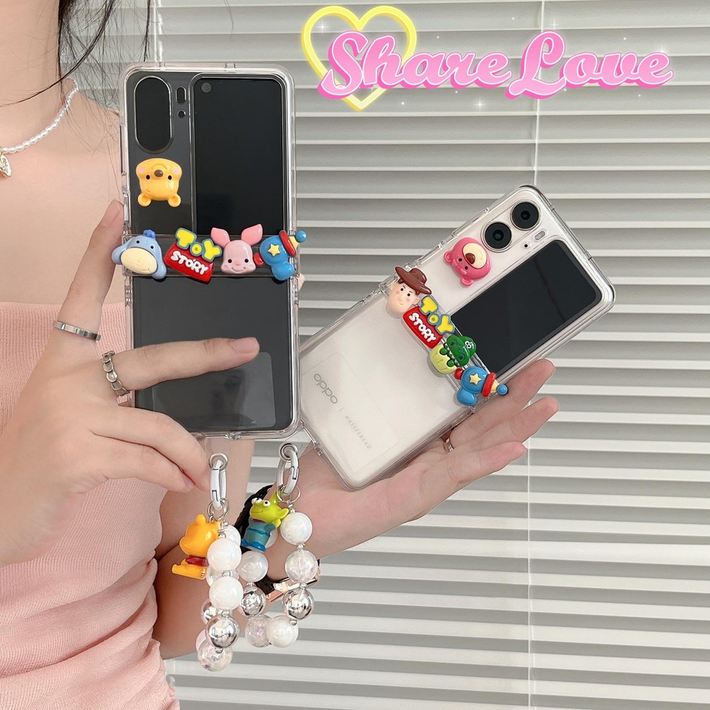 Toy Story ฝาครอบพับสําหรับ OPPO Find N3 FLIP Find N2 FLIP เคสป้องกัน ...