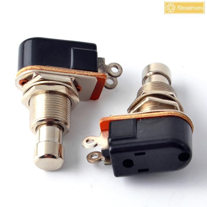 {Streamers} Momentary SPST Soft Touch Push Button Stomp Foot Pedal ...