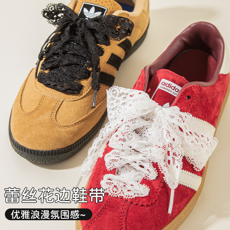 ผ้าไหม Laced สําหรับรองเท้า T-Toe diy สไตล์บัลเล่ต์ samba T-Toe รองเท้าเยอรมันการฝึกอบรมรองเท้า ...