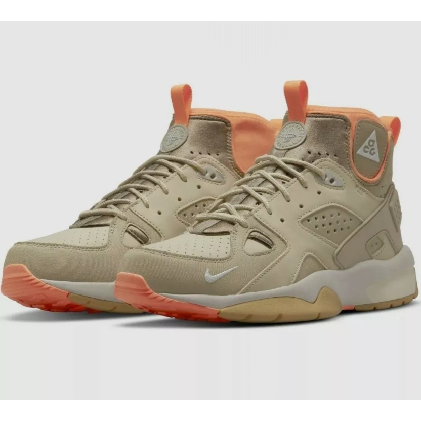 Nike ACG air MO เป็น ABB limestone สีน้ำตาล ส้ม เงิน กากี DM0840-200 ...
