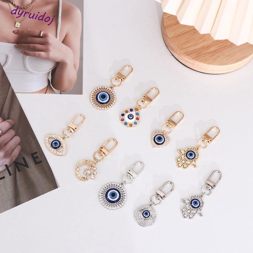 Dyruidoj1 Evil Eye พวงกุญแจอุปกรณ์เสริมคลาสสิกแฟชั่นรถพวงกุญแจ Evil Eye Key Chain กระเป๋าจี้ ...