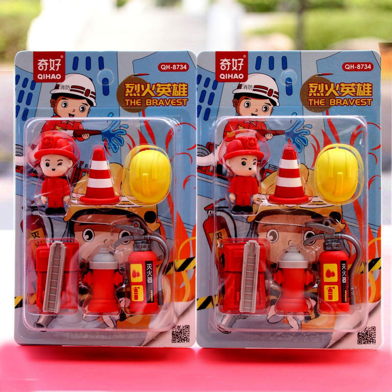 Curious 8734 Flaming Hero Fire Eraser สามมิติ Disassembly Set กล่อง ...