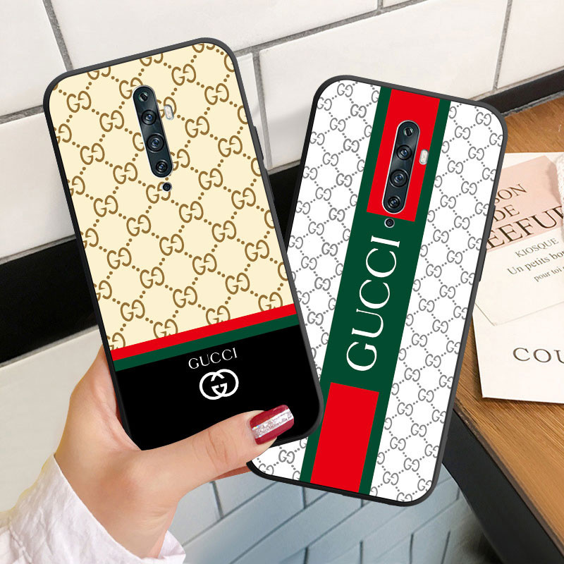 สําหรับ OPPO Reno 2 F 2F 3 4 Pro 4F 5F 5z 10X ซูม Silicoen เคสโทรศัพท์ปกอ่อนแบรนด์แฟชั่น ...