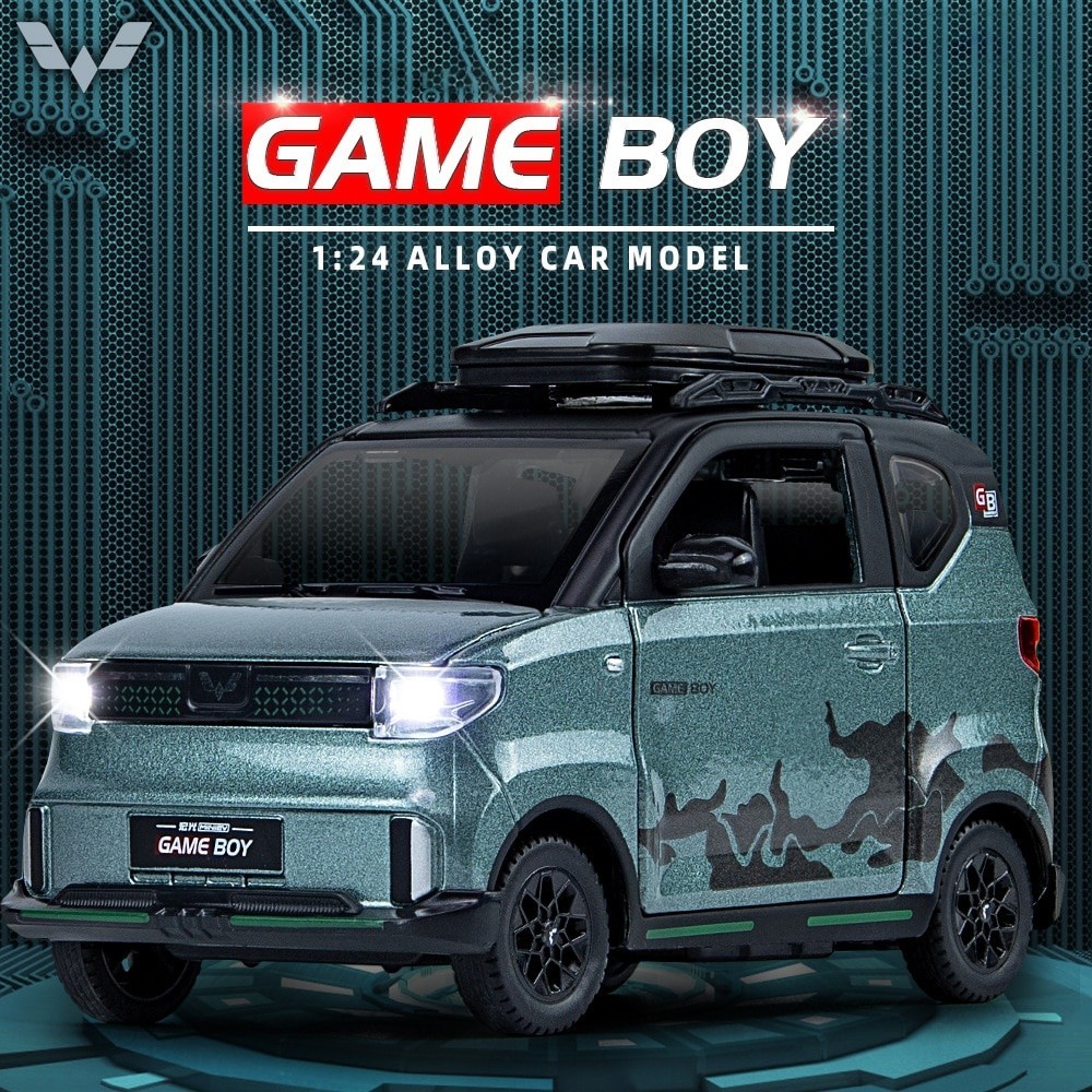 Aq7r 1 WuLing MINI EV GAME BOYโลหะผสมรุ ่ นรถของเล ่ นDiecastsโลหะหล ่ ...
