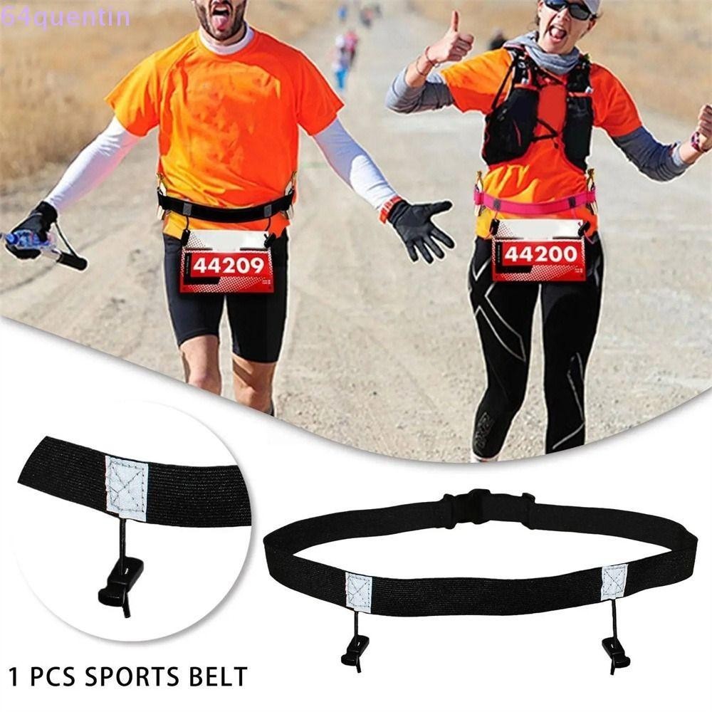 Quentin Marathon Race Number Belt, Gel Holder เทปสะท ้ อนแสง Running ...