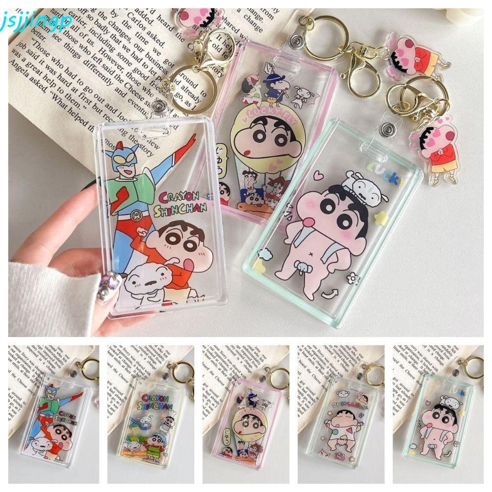 Jsjjingp Crayon Shin-chan Bus Card Holder, พวงกุญแจจี้ป้องกันกรณี ...