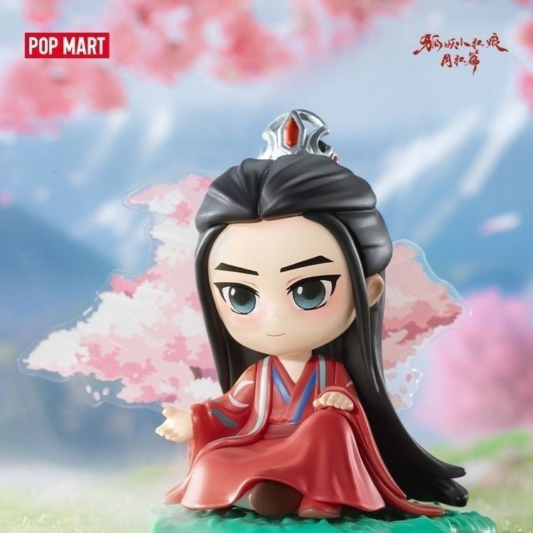 P POPMART POPMART Fox Demon Little Matchmaker Moon Red Series ฟิกเกอร์ ...