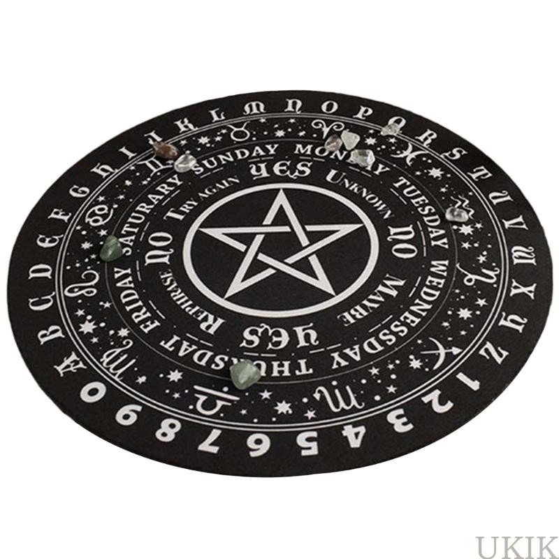 Ukik ลูกตุ ้ ม Board Dowsing Divination Board ยางโหราศาสตร ์ Pad ...