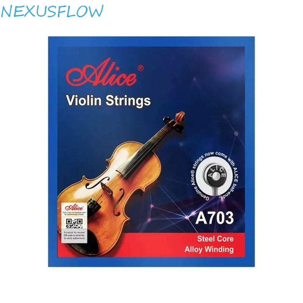 Nexusflow Alice Strings, เปลี่ยน EG Strings A703 ไวโอลิน Strings, เครื่องดนตรี 4/4 3/4 1/2 1/4 1 ...