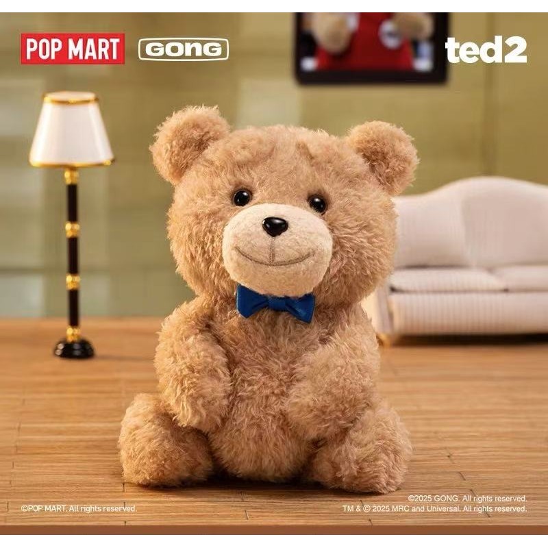 Popmart Bubble Matt resonates with Ted2 Teddy Bear จี้ตุ๊กตาเคลื่อนย้าย ...