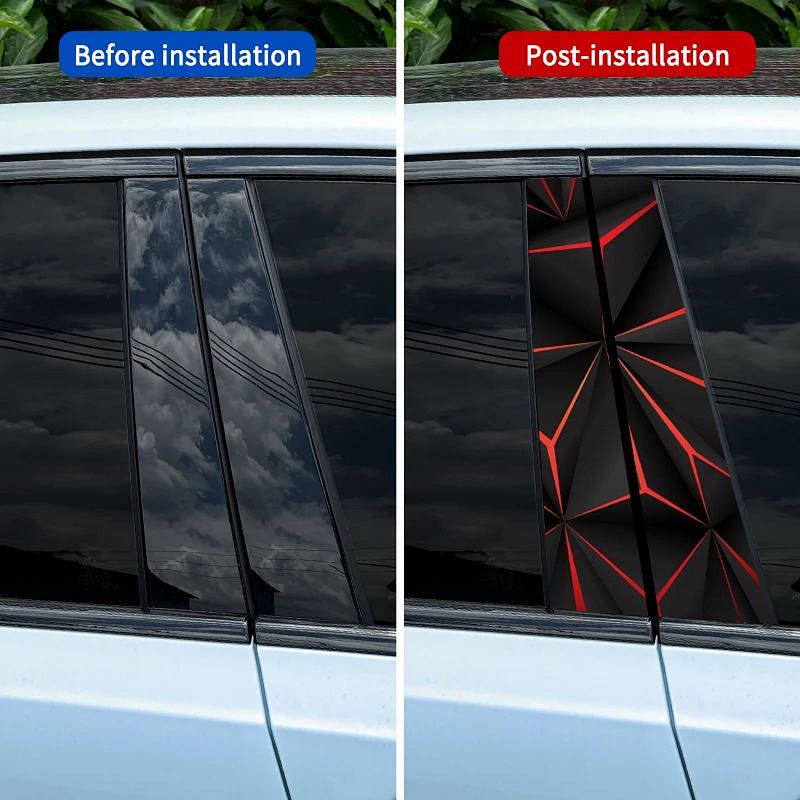 Personalization Body Stickers Car Window Decal HD B- Pillar Bumper ...