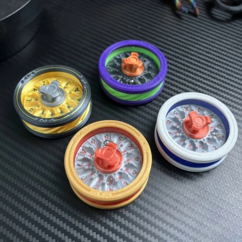 EDC Lucky or dangerous Turntable Fidget Spinner Party Portable Anxiety ...