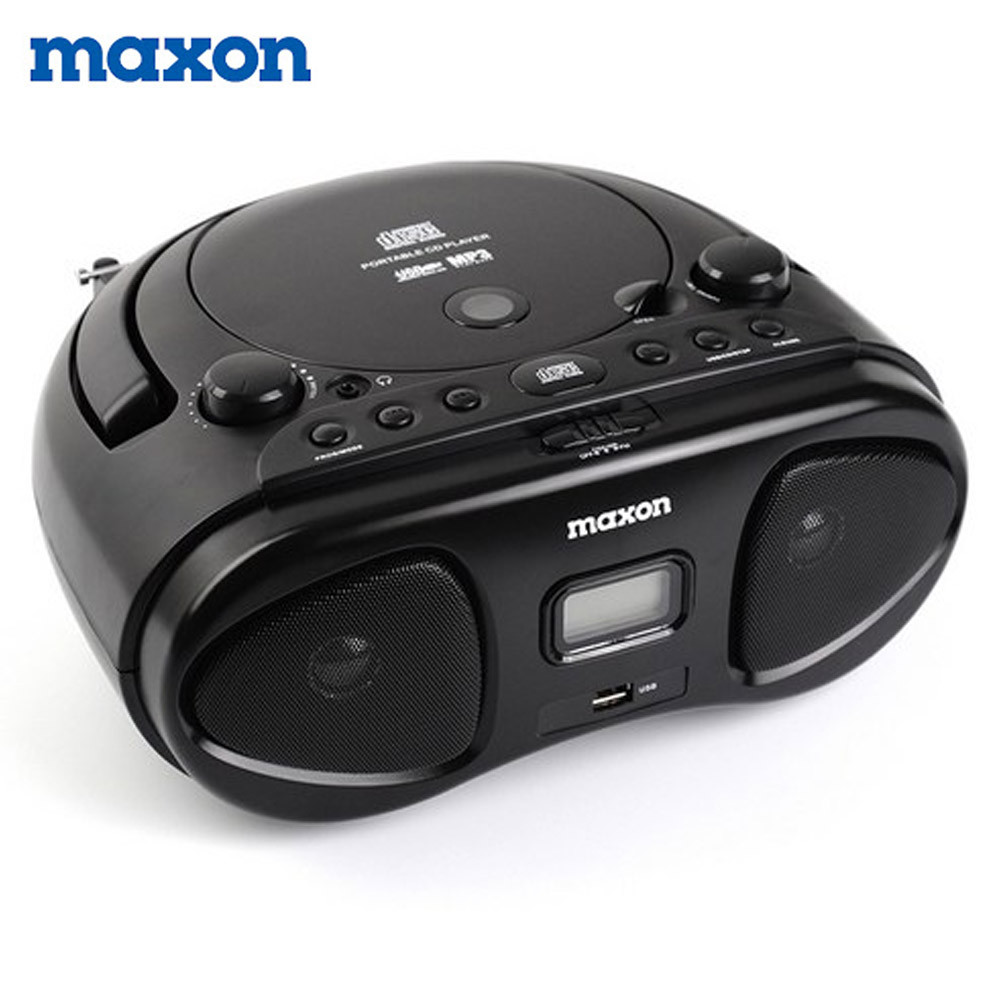 Maxon Korea MP-707 CD Cassette Player Portable MP3 USB Radio Stereo ...