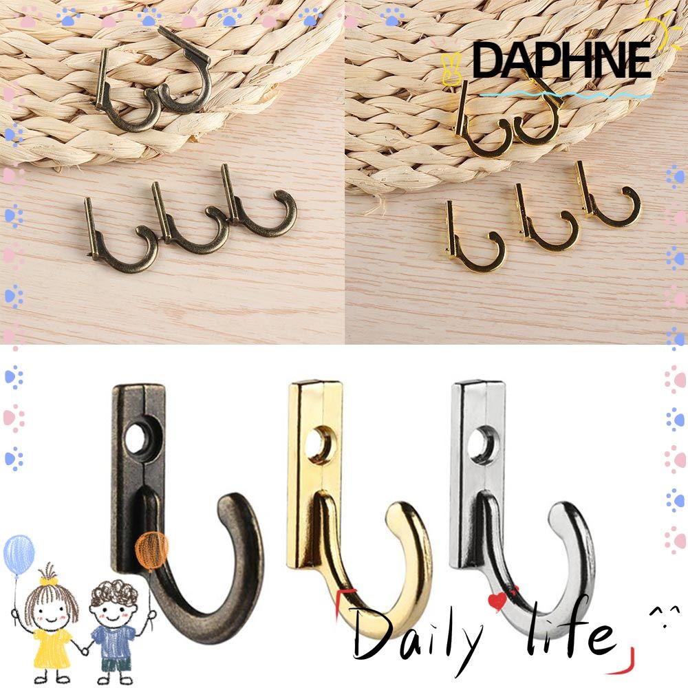 Daphne 10 ชิ้นเดี่ยว Prong Hook Retro เสื้อผ้าผ้าเช็ดตัว Organizer ชั้น ...
