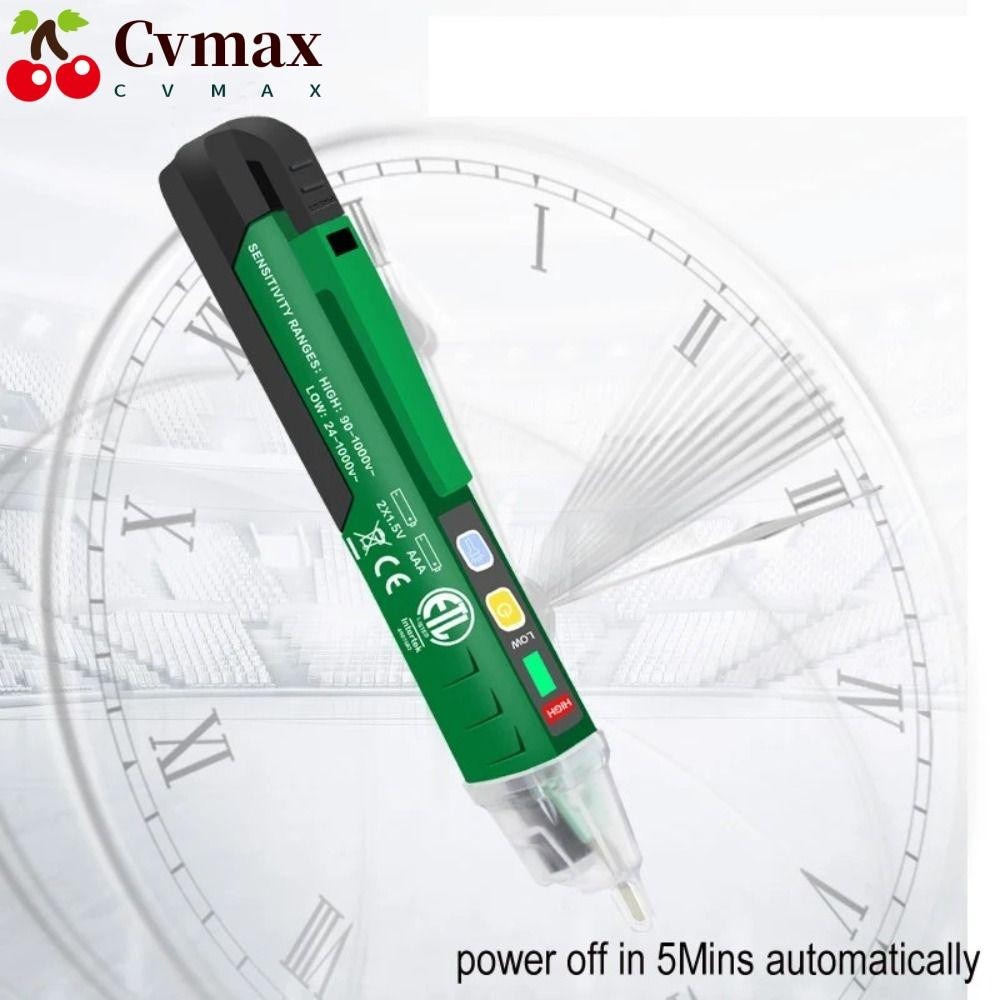Cvmax ปากกาทดสอบแรงดันไฟฟ้า 90-1000V พร้อมไฟ อเนกประสงค์ ไม่สัมผัส | Shopee Thailand
