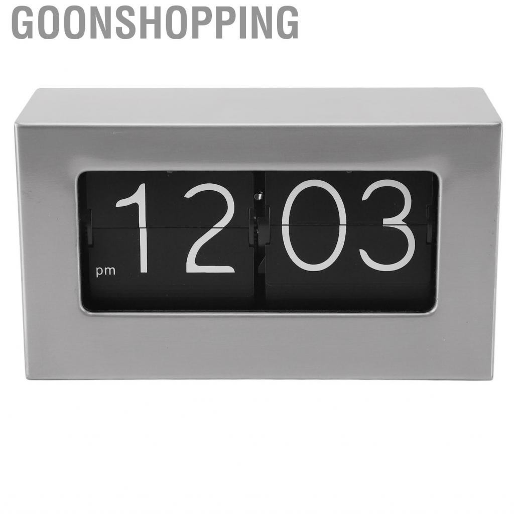 Goonshopping Auto Flip Clock Digital Accurate Timekeeping 12H Format ...