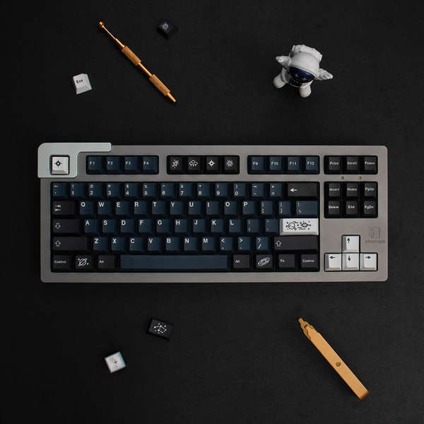keycap keycap ไทย GMK Galaxy Galaxy Keycaps Navy ความสูงดั้งเดิม PBT ...