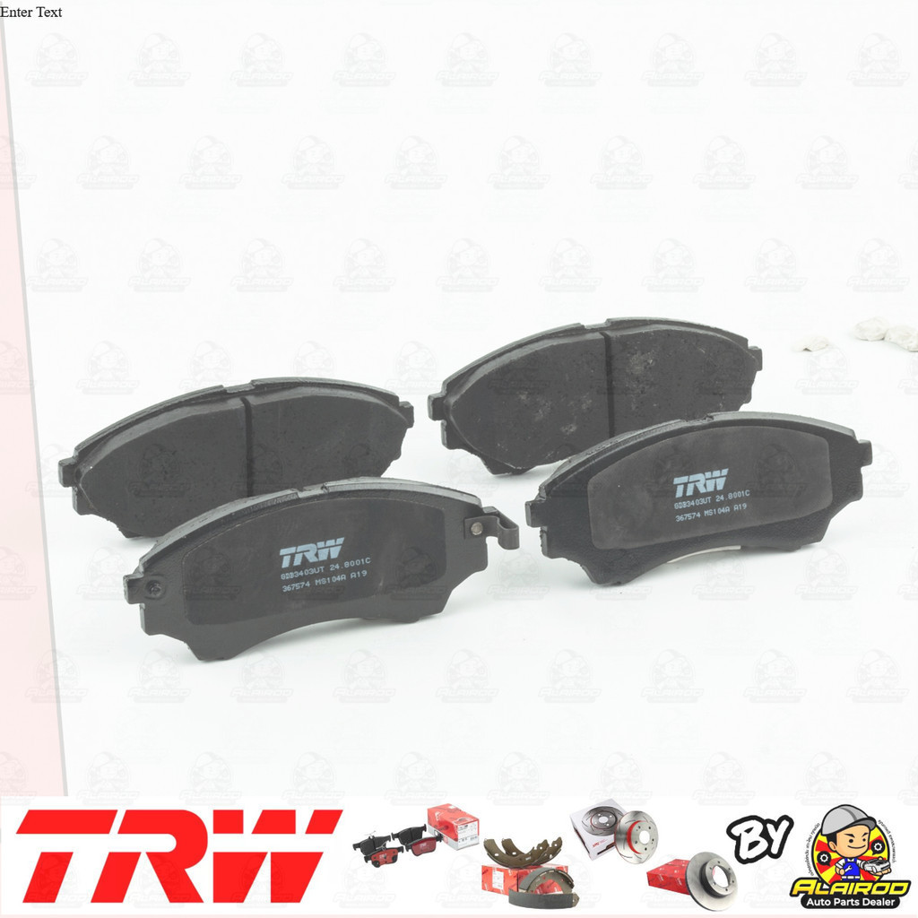 TRW ผ้าเบรคหน้า Ford RANGER 4WD,ยกสูง ,Duratorq T5 ปี 2006-2011 TRW ATEC GDB 3403 AT | Shopee ...