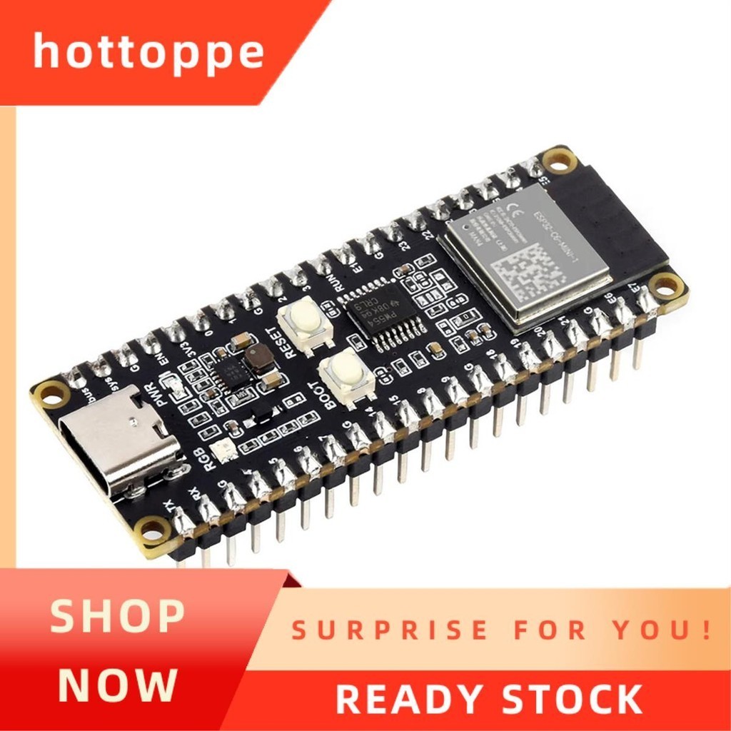 【hottoppe 】 Esp32-c6-pico-m Development Board WiFi 6 ไมโครคอนโทรลเลอร ์ ESP32-C6-MINI-1 โมดูล ...