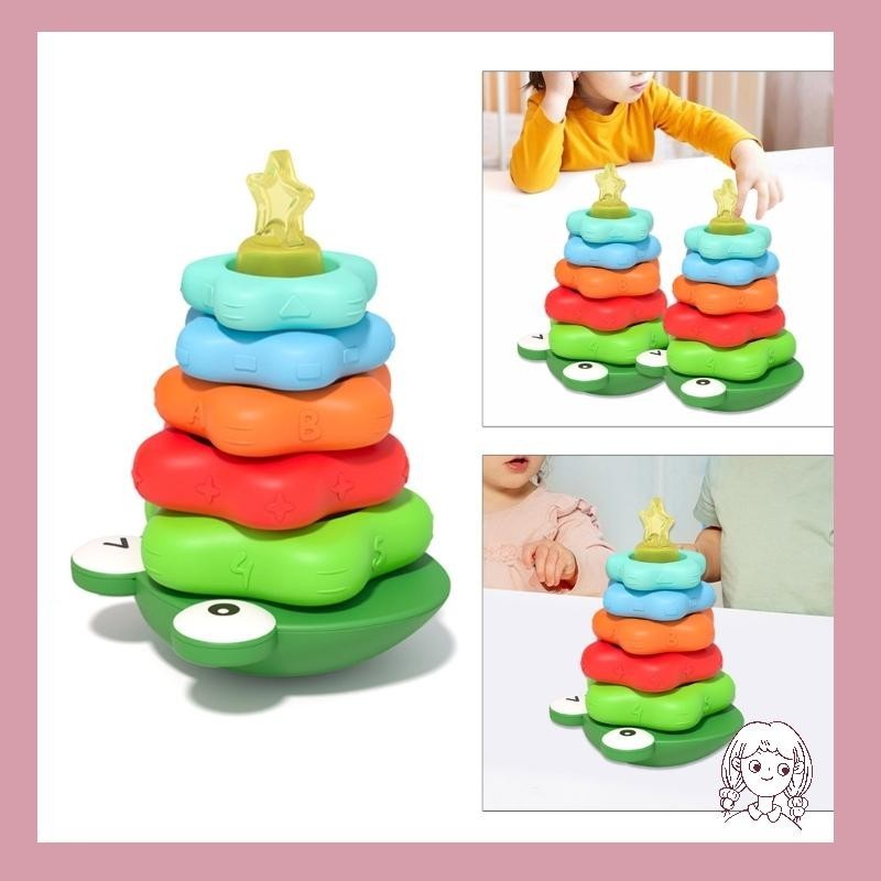 ฮ ่ าฮ ่ า Tower Stacking Toy Balancing Musical Blocks สําหรับเด ็ กและ ...