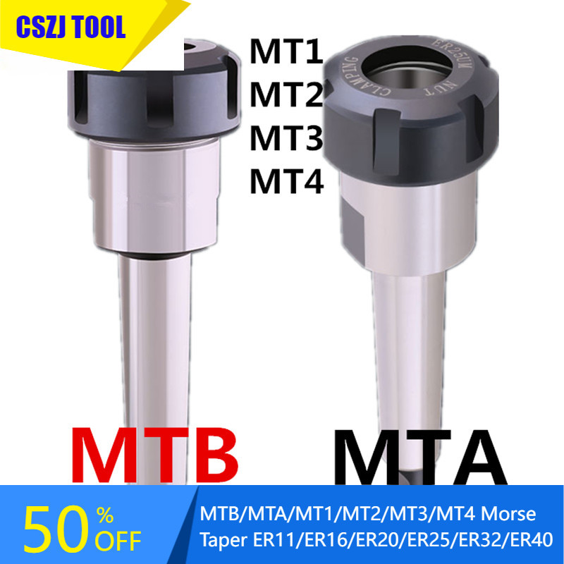 Mtb/mta/mt1/mt2/mt3/mt4 Morse taper ER11/ER16/ER20/ER25/ER32/ER40 collet chuck holder,CNC ...