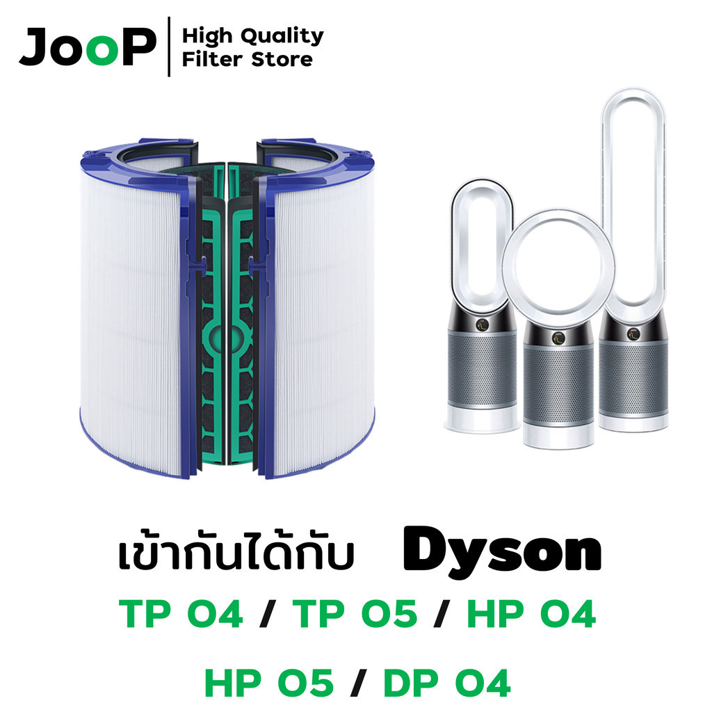 Filter ไส้กรองทดแทน สำหรับ เครื่องฟอกอากาศ Dyson รุ่น TP04 TP05 HP04 HP05 DP04 | Shopee Thailand