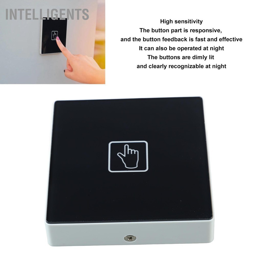 IntelligentS Touch Sensor Door Exit Release Button Entrance and Switch for Access Control System ...