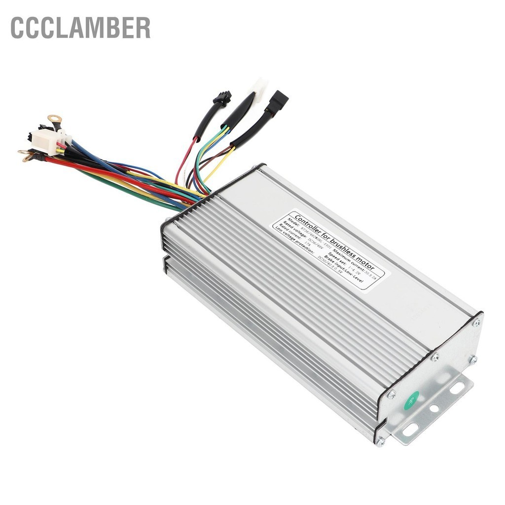 CCclamber 36V 48V 35A Square Wave Controller for 1000W 1500W Motor Electric Bike Repair Parts ...