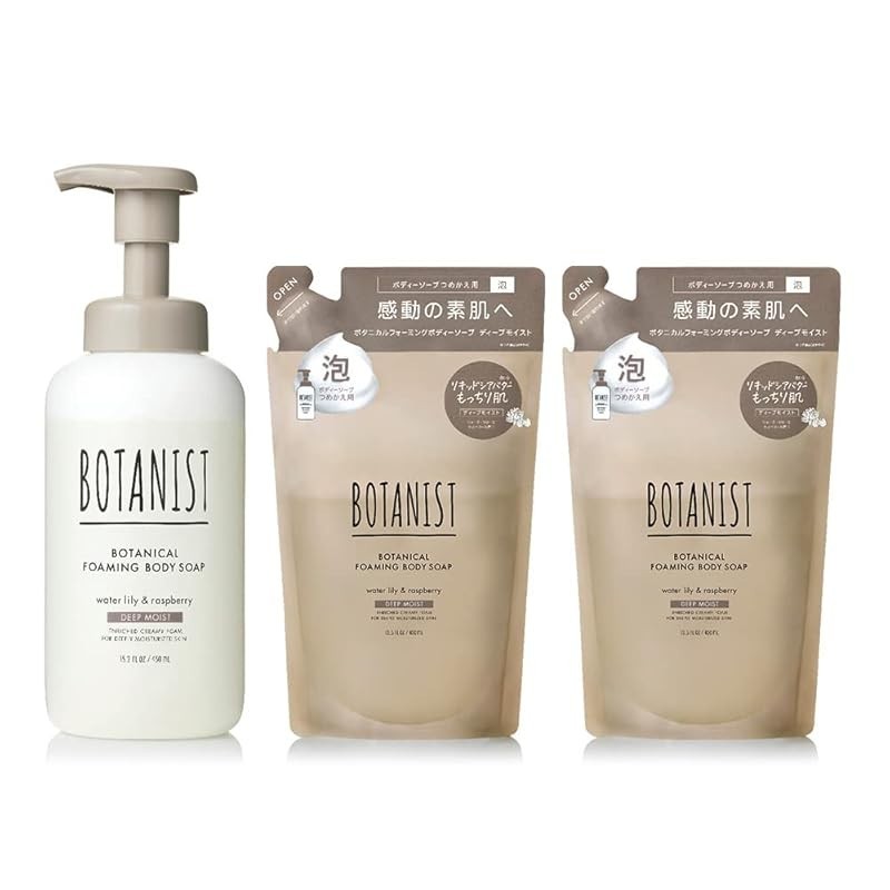 【from Japan】BOTANIST Botanist | Foaming Body Soap 3-Piece Set, 1 Bottle ...
